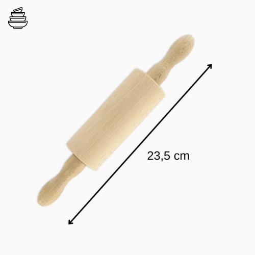 Liten kjevle for barn i tre som kan brukes sammen med Kjøkkenhjelperen ...